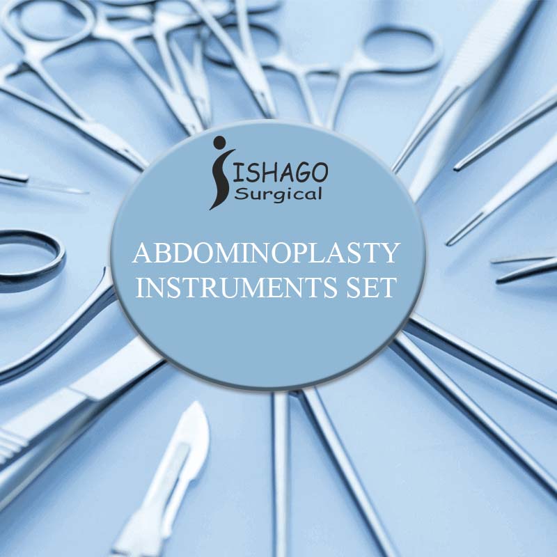 ISHAGO SURGICAL ABDOMINOPLASTY INSTRUMENTS SET – ISHAGO SURGICAL