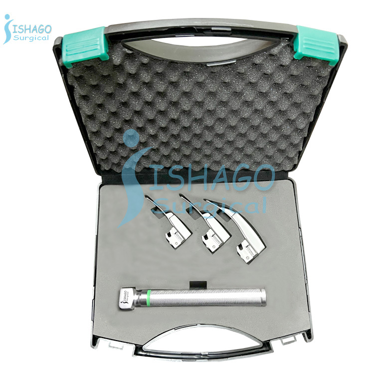 Pediatric Integrated Fiber Optic Laryngoscope Set – ISHAGO SURGICAL